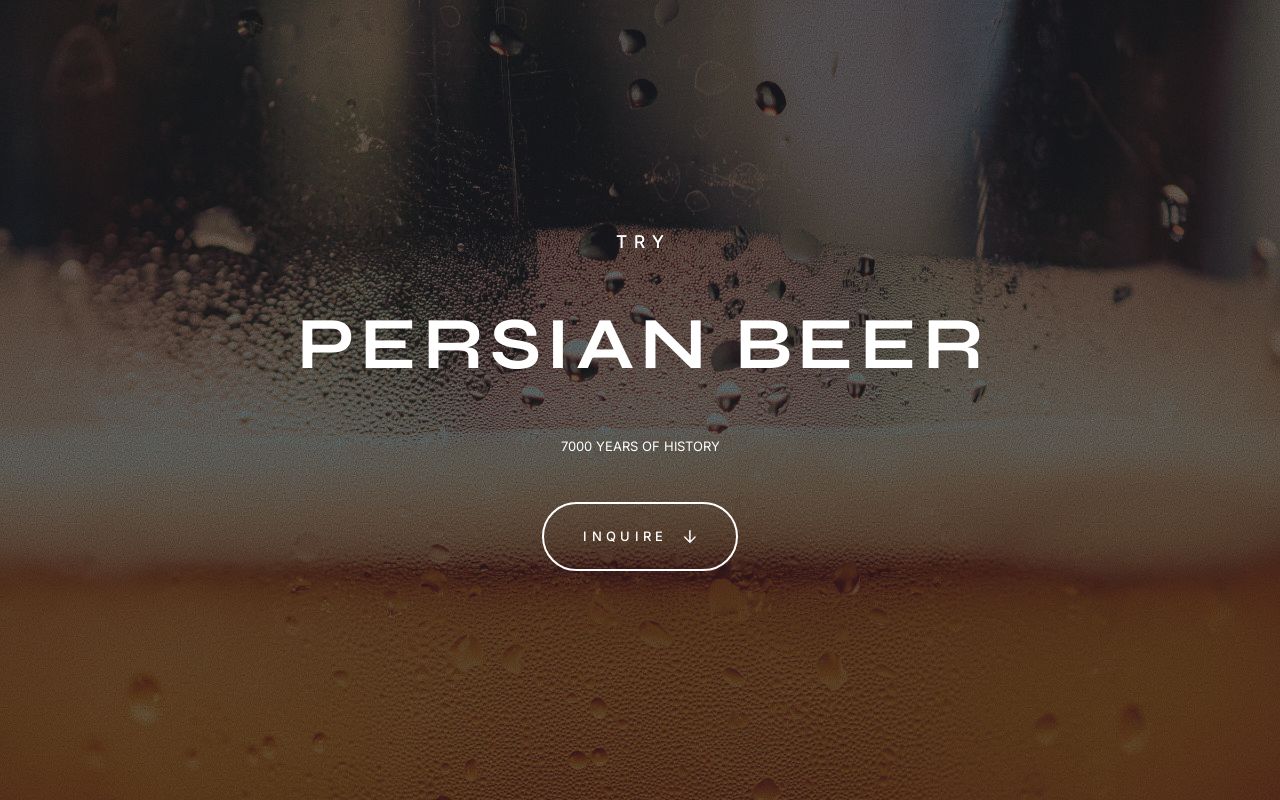 PERSIAN BEER IS FOR SALE